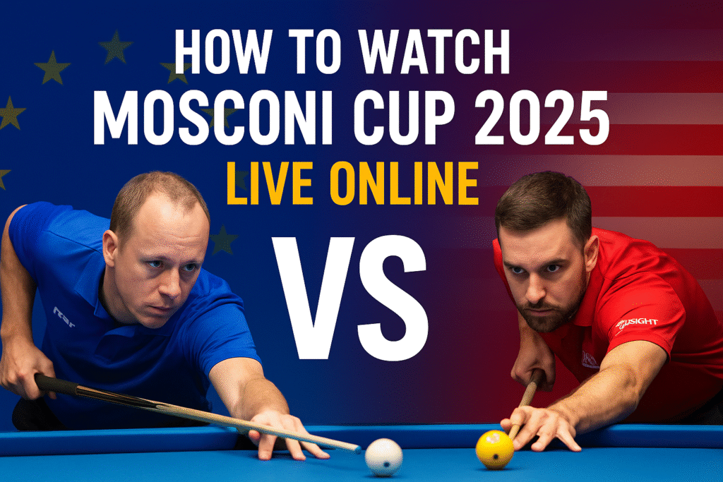 How To Watch Mosconi Cup 2025 Live Online – Europe vs USA